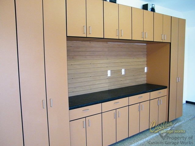 Completed Garage Cabinets By Custom Garage Works In Dallas, TX