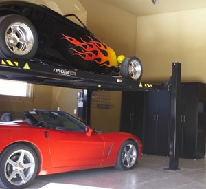 Garage Car Lifts Installed By Custom Garage Works In Fort Worth, TX