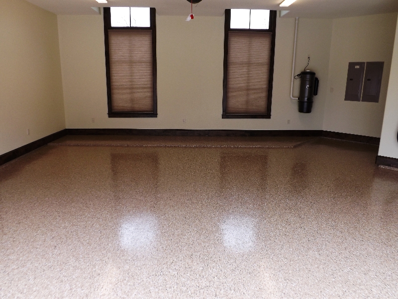 Finished Custom Garage Floors By Custom Garage Works In Dallas, TX
