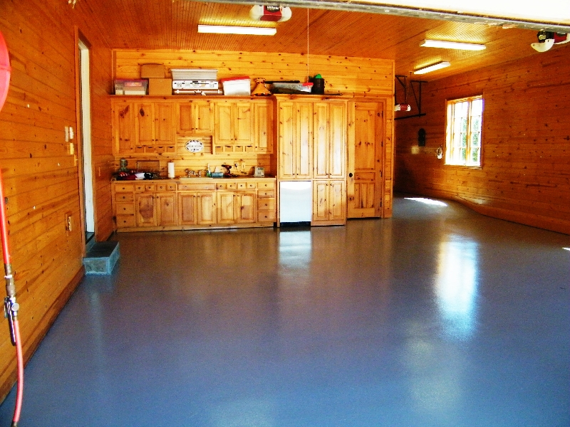 Finished Custom Garage Floors By Custom Garage Works In Dallas, TX