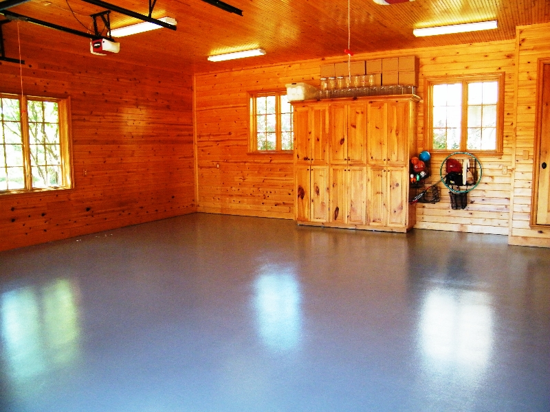 Finished Custom Garage Floors By Custom Garage Works In Dallas, TX